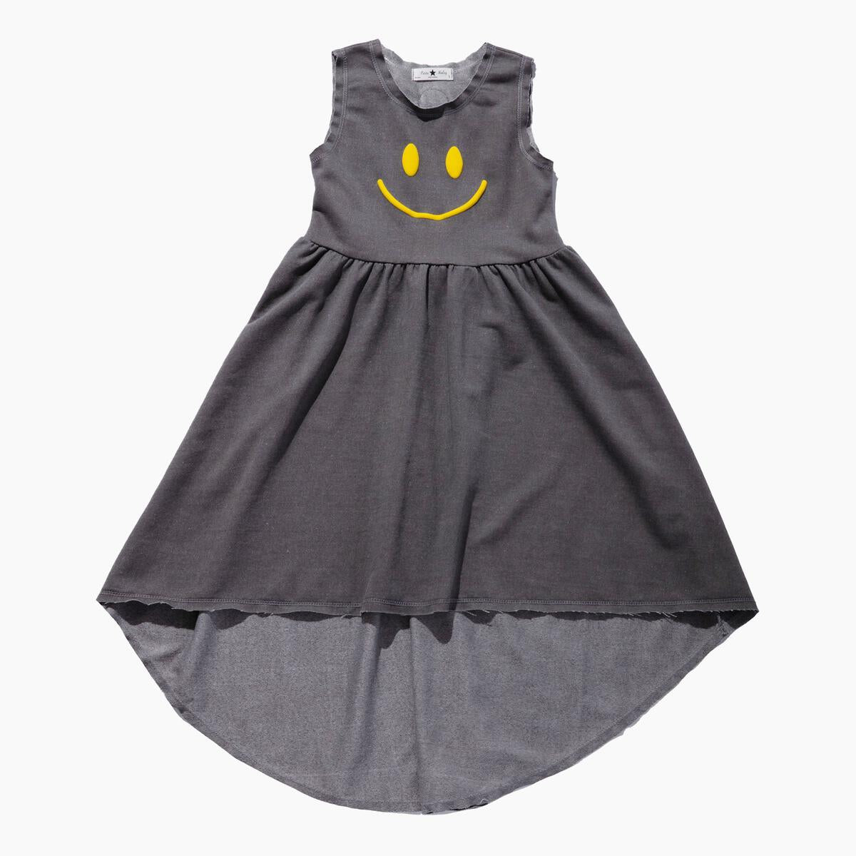 smiley dress | grey - elfin los angeles